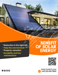 solar panel flyer Template | PosterMyWall