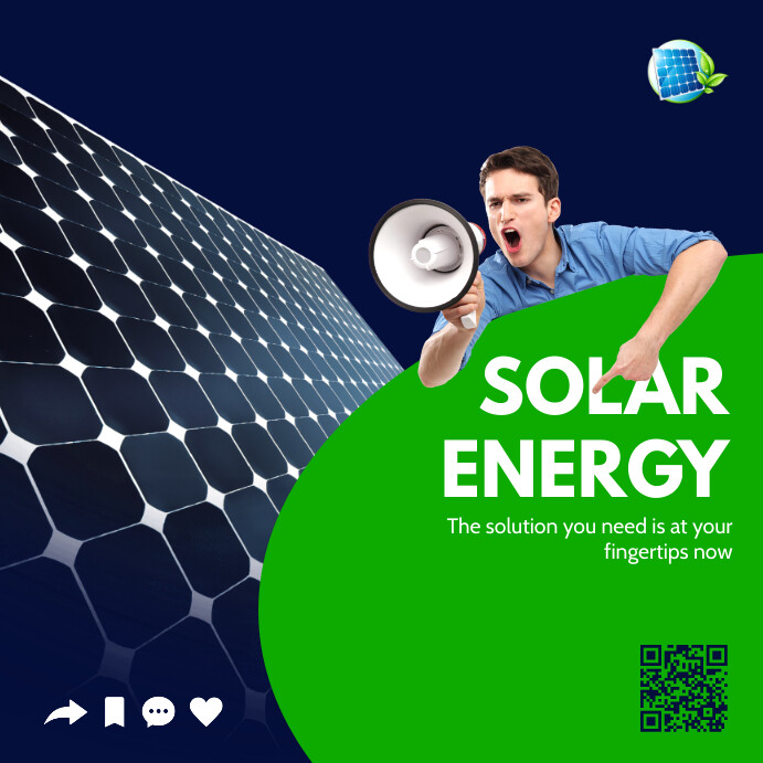 Plantilla de solar energy post | PosterMyWall