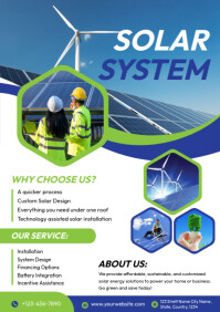 Solar Energy System Flyer Template | PosterMyWall