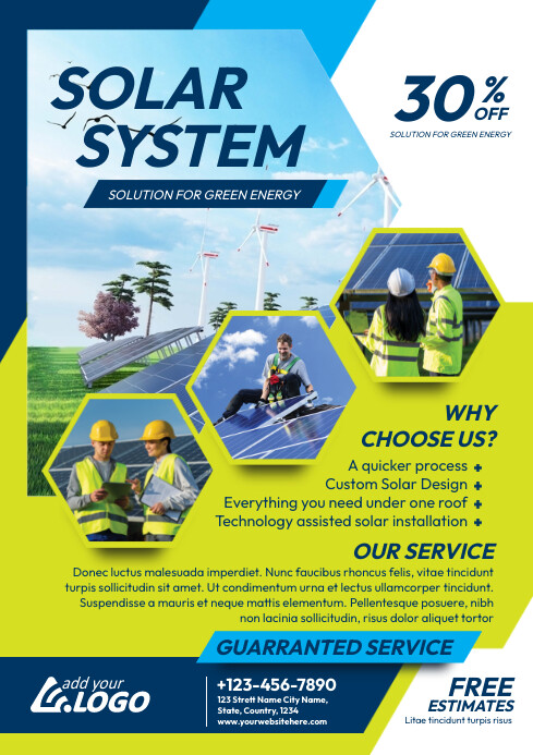 Solar Energy System Flyer Template | PosterMyWall