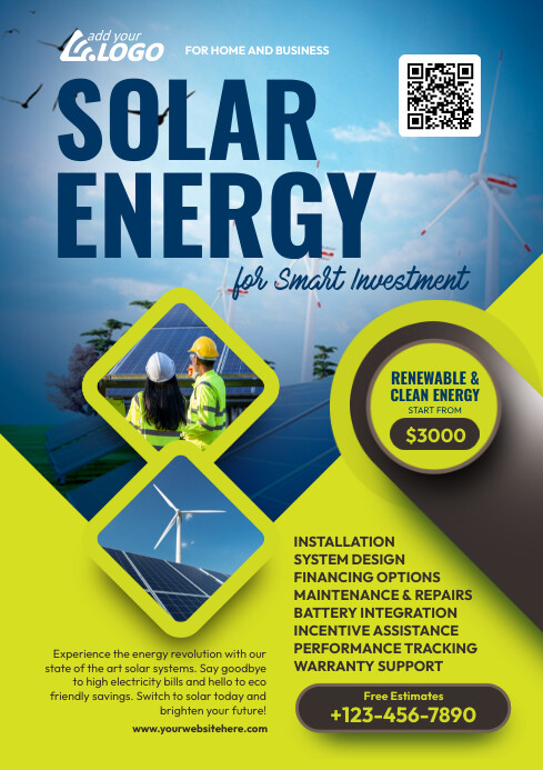Copy of Solar Energy System Flyer | PosterMyWall