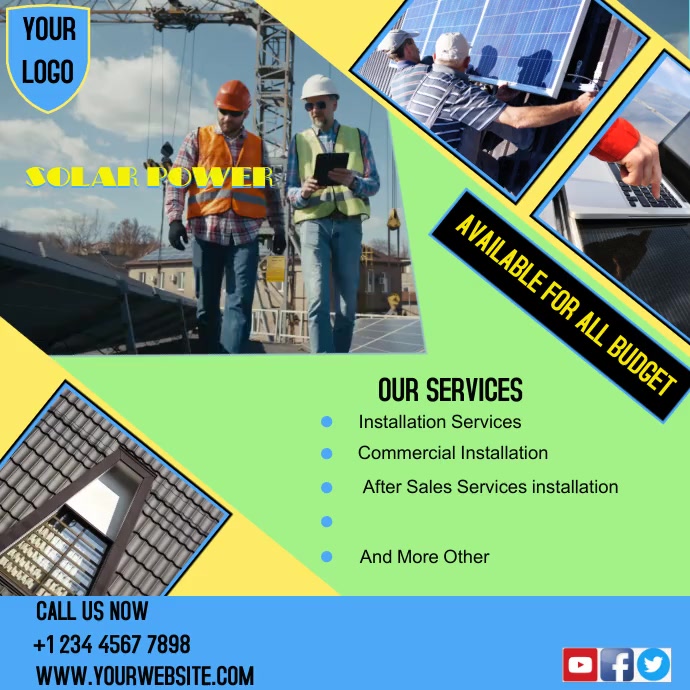 solar energy system sale flyer template | PosterMyWall