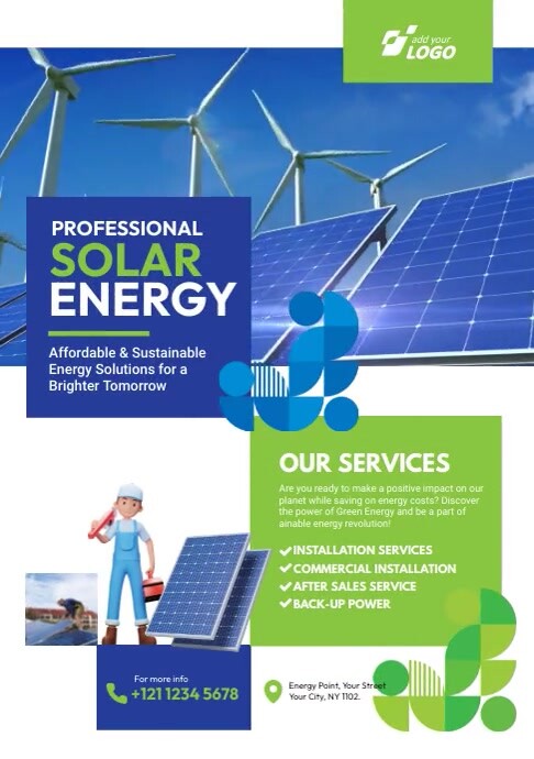 Solar Energy Video Template for Green Energy and Solar Panel ...