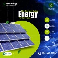 solar energy ad post template | PosterMyWall