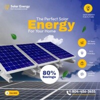 Solar energy social media video ad Template | PosterMyWall