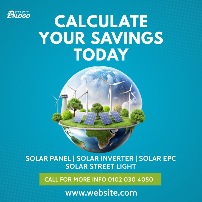 Modèle Solar Panel Ad | PosterMyWall