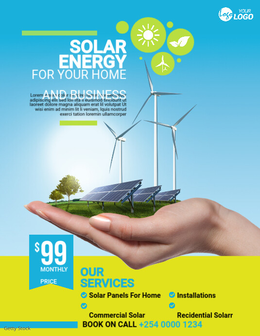 Solar Panel Sale Flyer Template | PosterMyWall