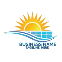 solar sun logo Template | PosterMyWall