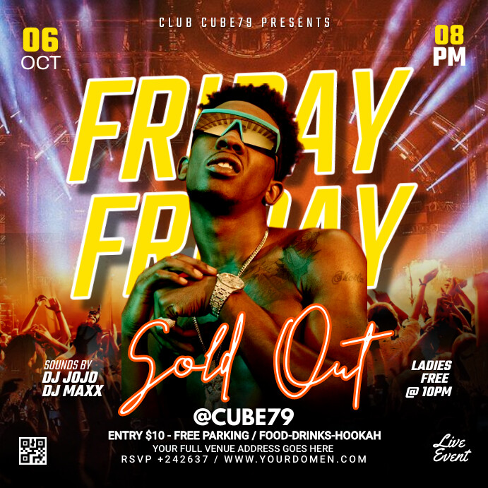 Copy of Sold out friday | PosterMyWall