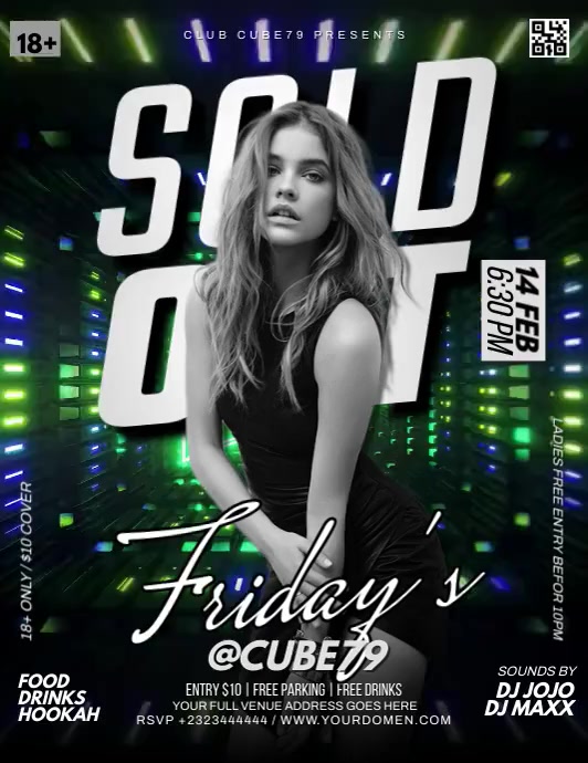 Sold Out Fridays Template | PosterMyWall
