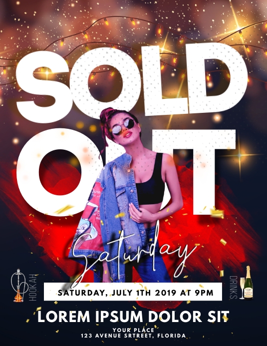 Copy of sold out night | PosterMyWall
