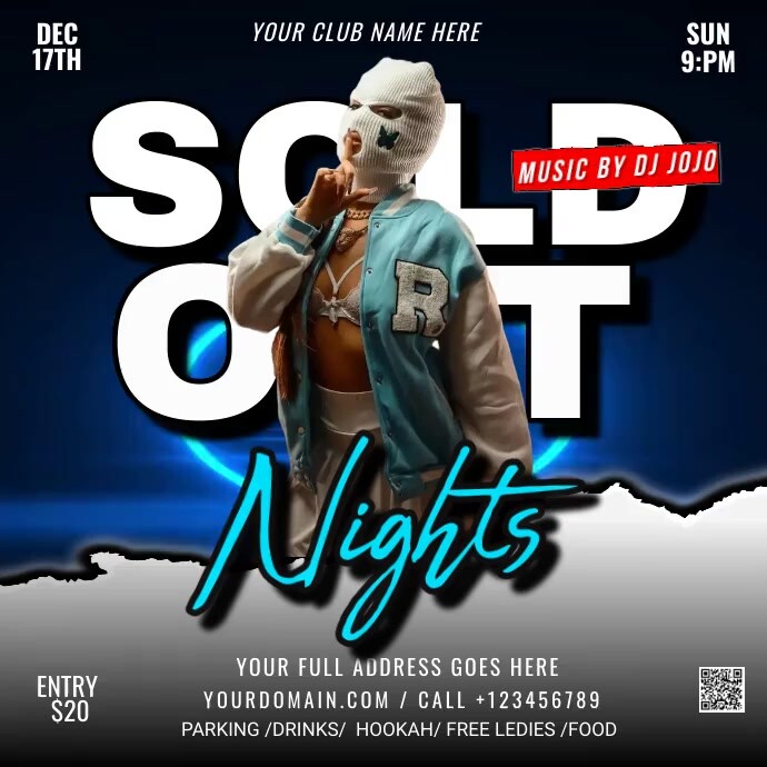 SOLD OUT Party (2) Template | PosterMyWall