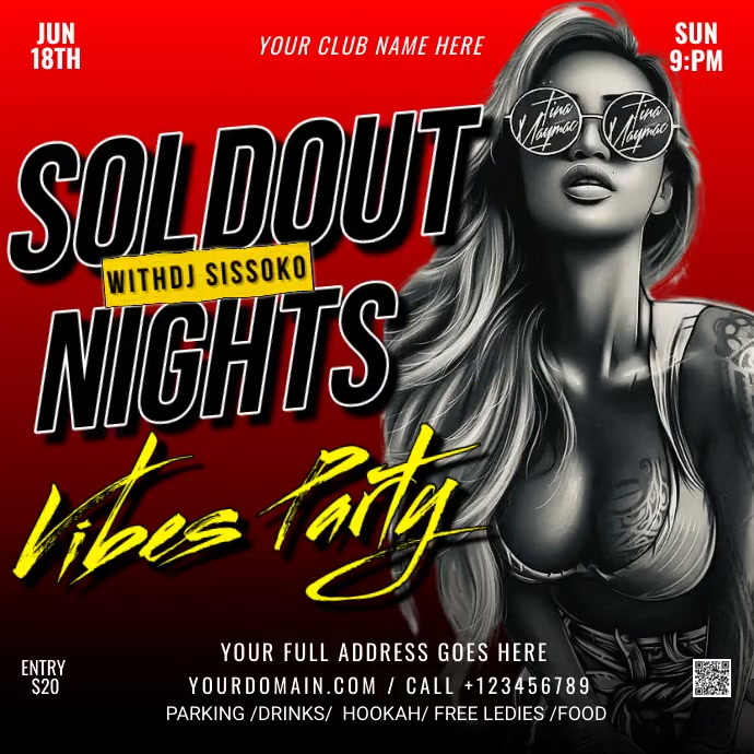 Copy of SOLD OUT PARTY | PosterMyWall