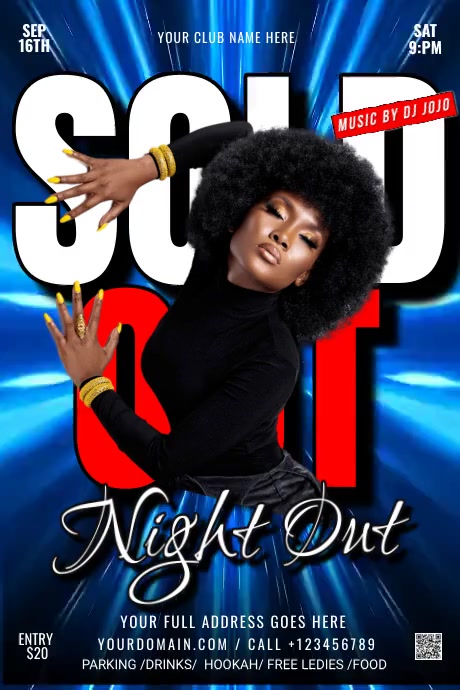 Copy of SOLD OUT PARTY | PosterMyWall