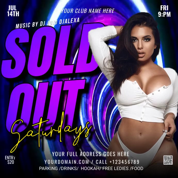 SOLD OUT SATURDAY Template | PosterMyWall