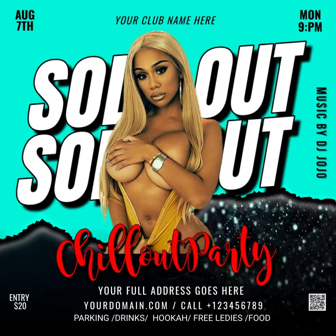 SOLD OUT Tuesday Template | PosterMyWall