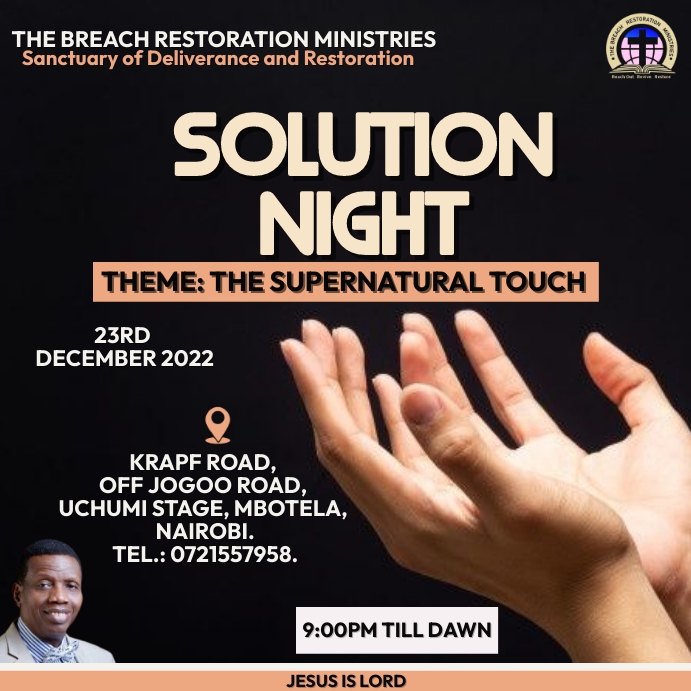 Copy of solution night | PosterMyWall