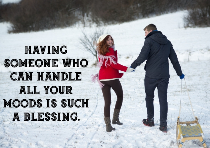 SOMEONE AND BLESSING QUOTE TEMPLATE | PosterMyWall
