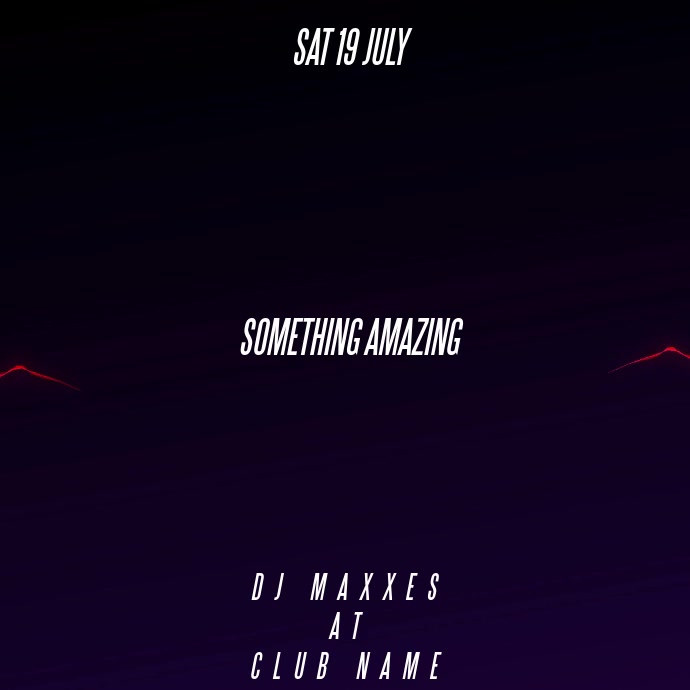 Something Amazing - Concert Event Flyer Template | PosterMyWall