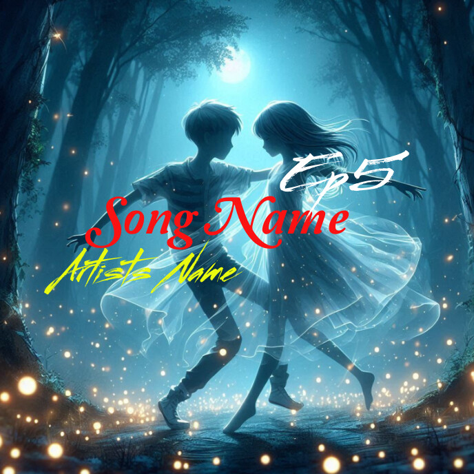 Song Album Cover Album Cover Modelo | PosterMyWall