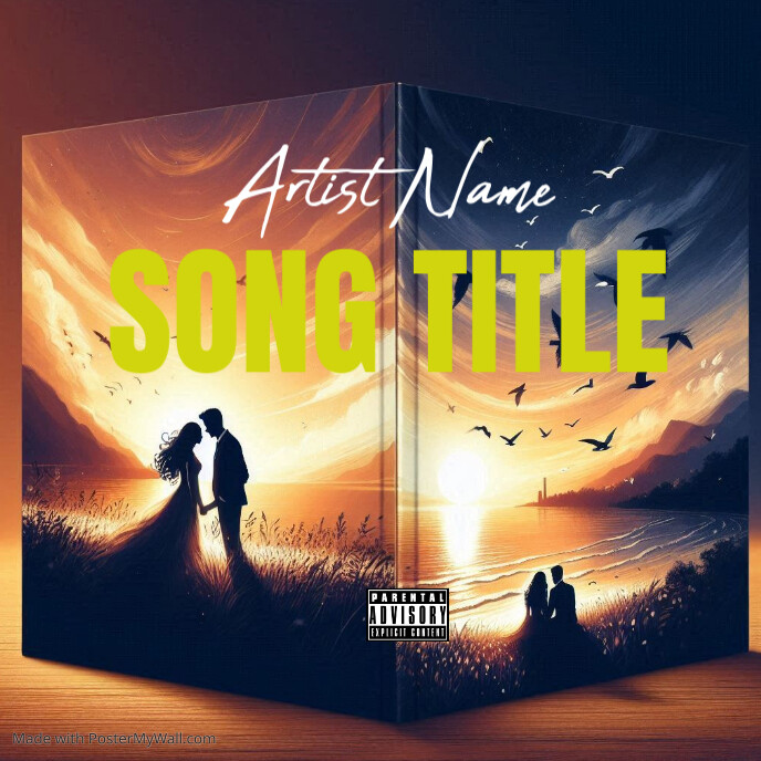 Song Album Cover Album Cover Modelo | PosterMyWall