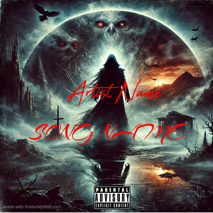 song album cover art Template | PosterMyWall