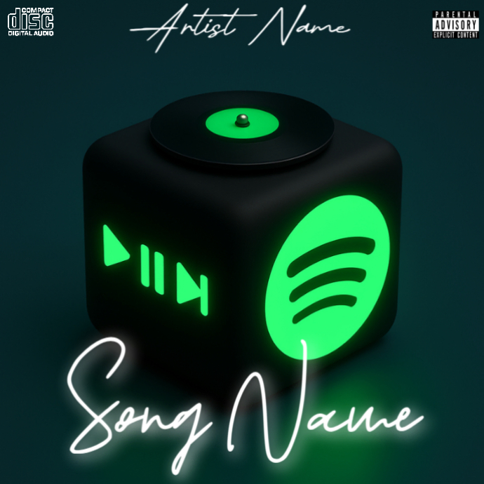 Song Album Cover Artwork Template | PosterMyWall