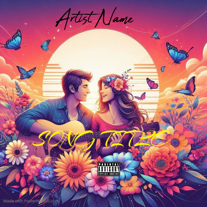 Copy of Song Album Cover Design Album Cover | PosterMyWall