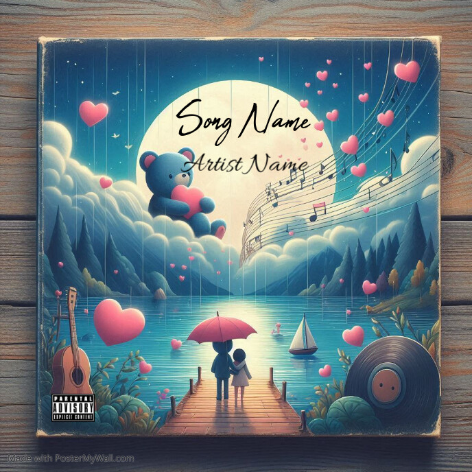 Modèle song album cover design | PosterMyWall