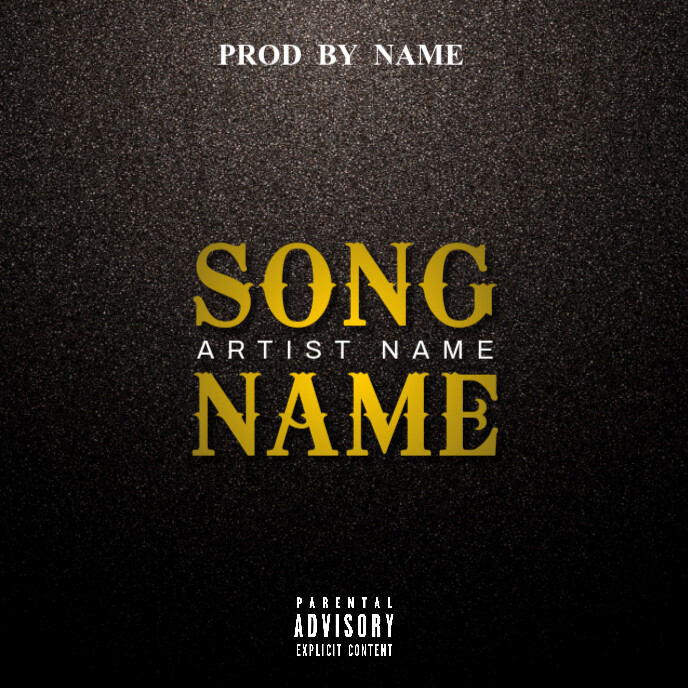 Song album cover Template | PosterMyWall