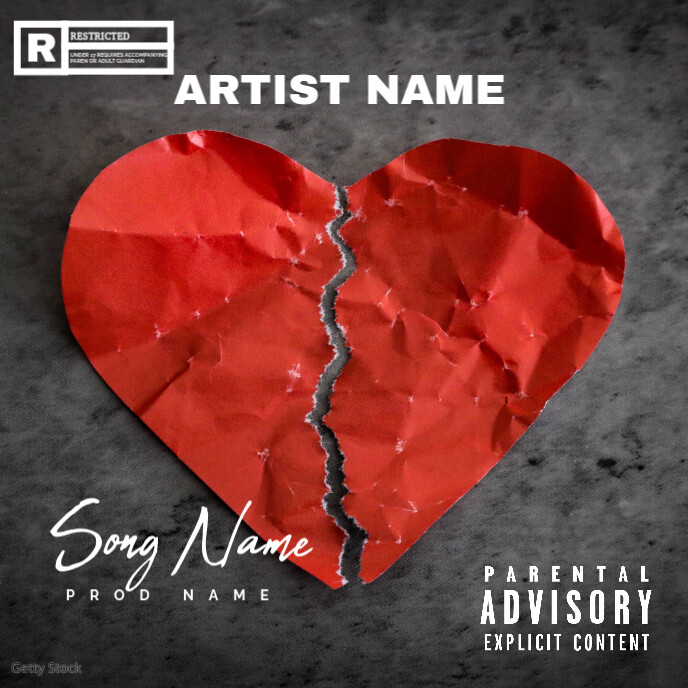 Song Album Cover Template | PosterMyWall