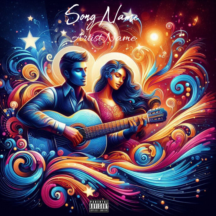 Plantilla de song album cover design | PosterMyWall