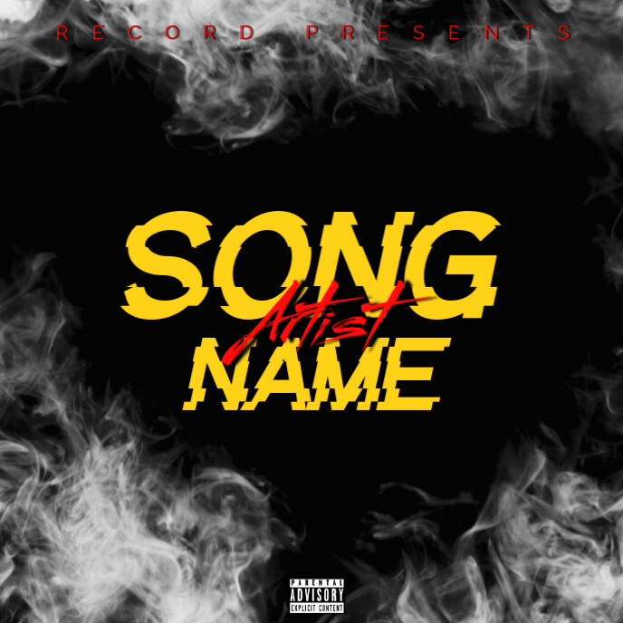 Plantilla de Song Album Cover | PosterMyWall