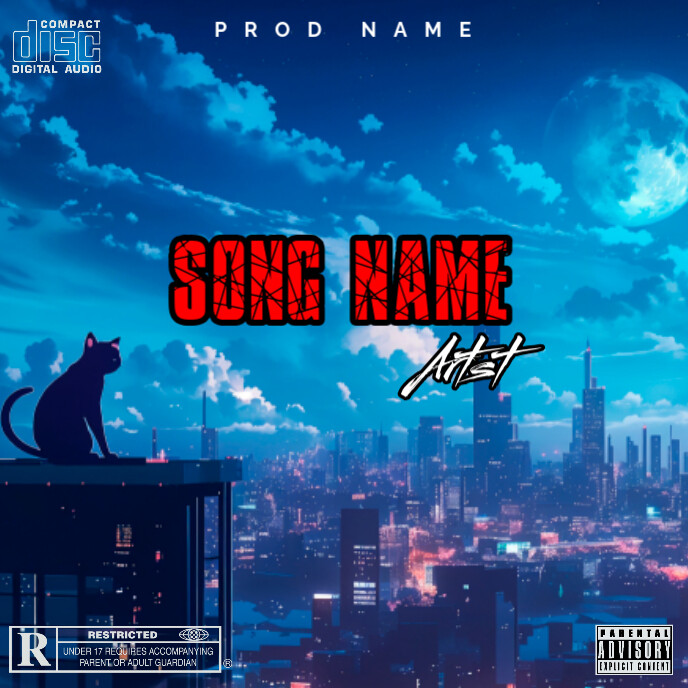 song album cover Template | PosterMyWall