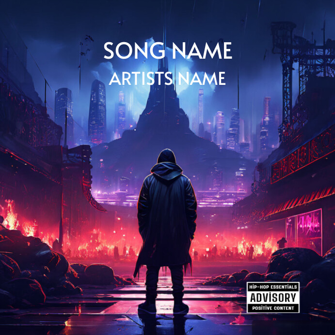 Plantilla de song album cover | PosterMyWall