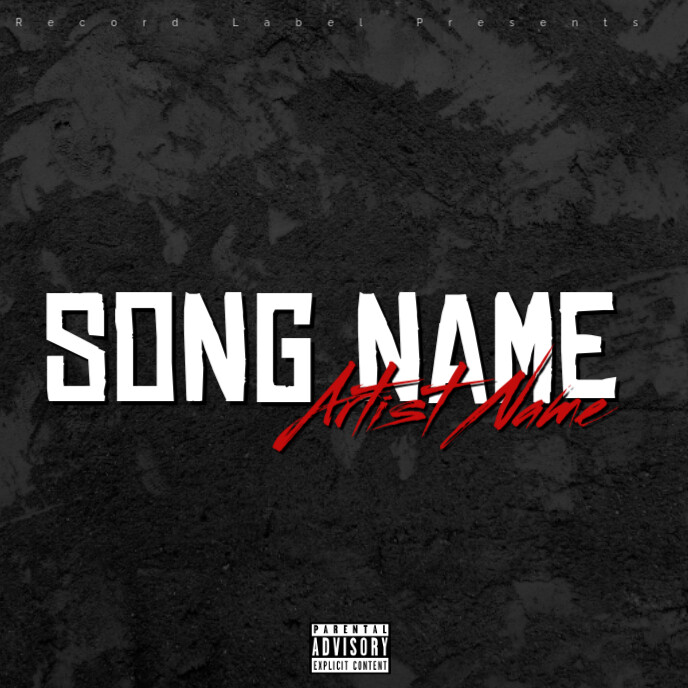 Song album cover Template | PosterMyWall