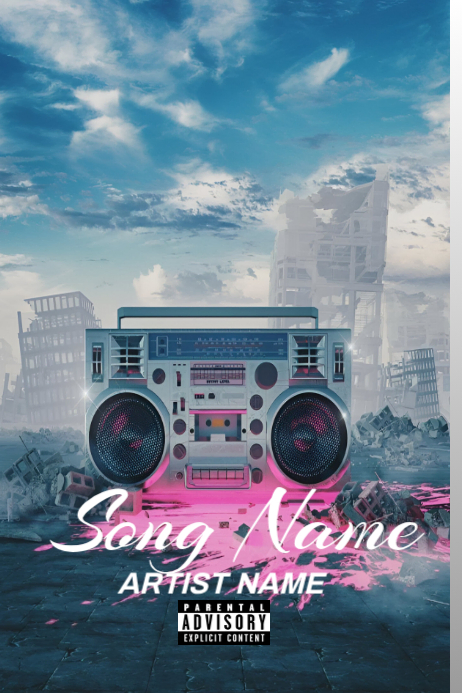 Song Album Cover Poster Template | PosterMyWall