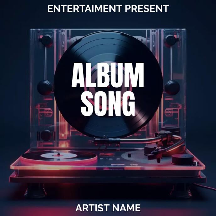 Plantilla de Song Album | PosterMyWall