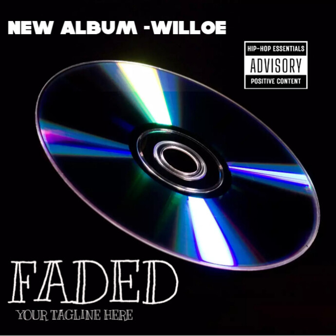 Song Album Faded Template | PosterMyWall