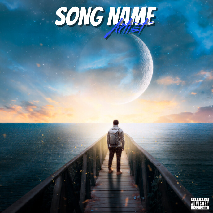 Plantilla de Song Name Album Cover | PosterMyWall