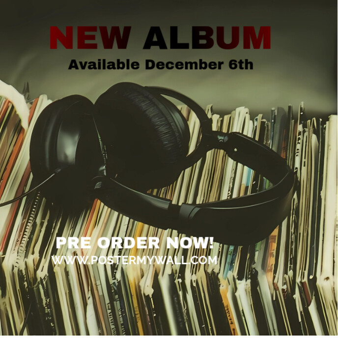 Song Name Album Cover Template | PosterMyWall