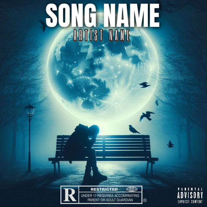 Plantilla de Song Name Album Cover | PosterMyWall