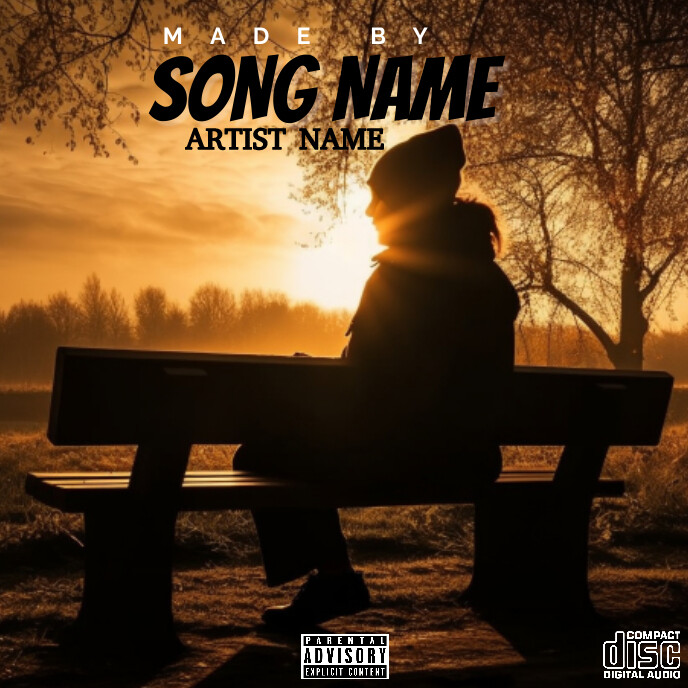 Plantilla de Song Name Album Cover | PosterMyWall