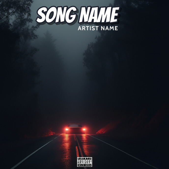 Modèle Song Name Album Cover | PosterMyWall