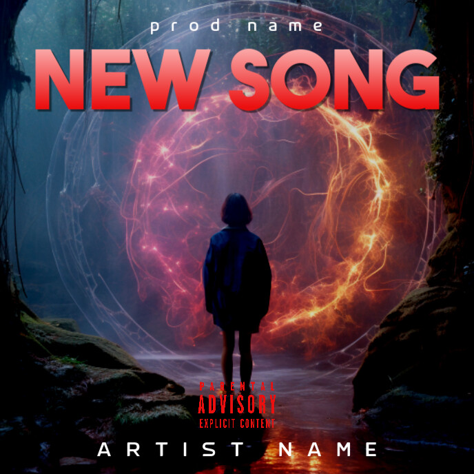 Song Name Album Cover Template | PosterMyWall