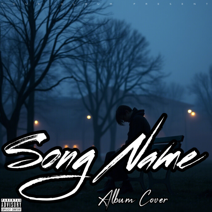 Song name and artist name album cover design Template | PosterMyWall