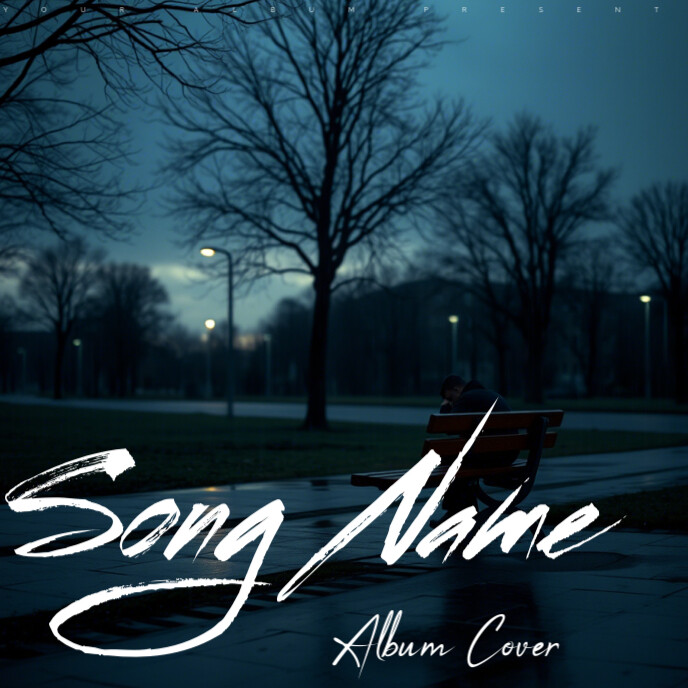 Copy of Song name and artist name album cover design | PosterMyWall