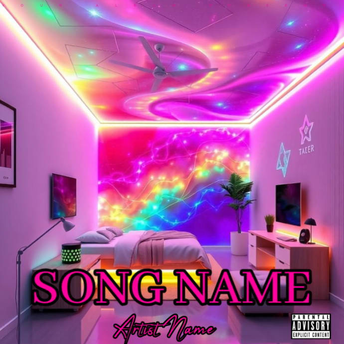 Song name and artist name album cover design Template | PosterMyWall