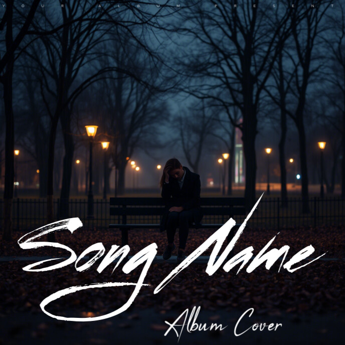 Song name and artist name album cover Template | PosterMyWall