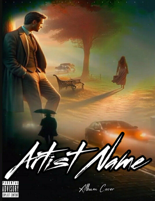 Song name and artist name album cover design Template | PosterMyWall